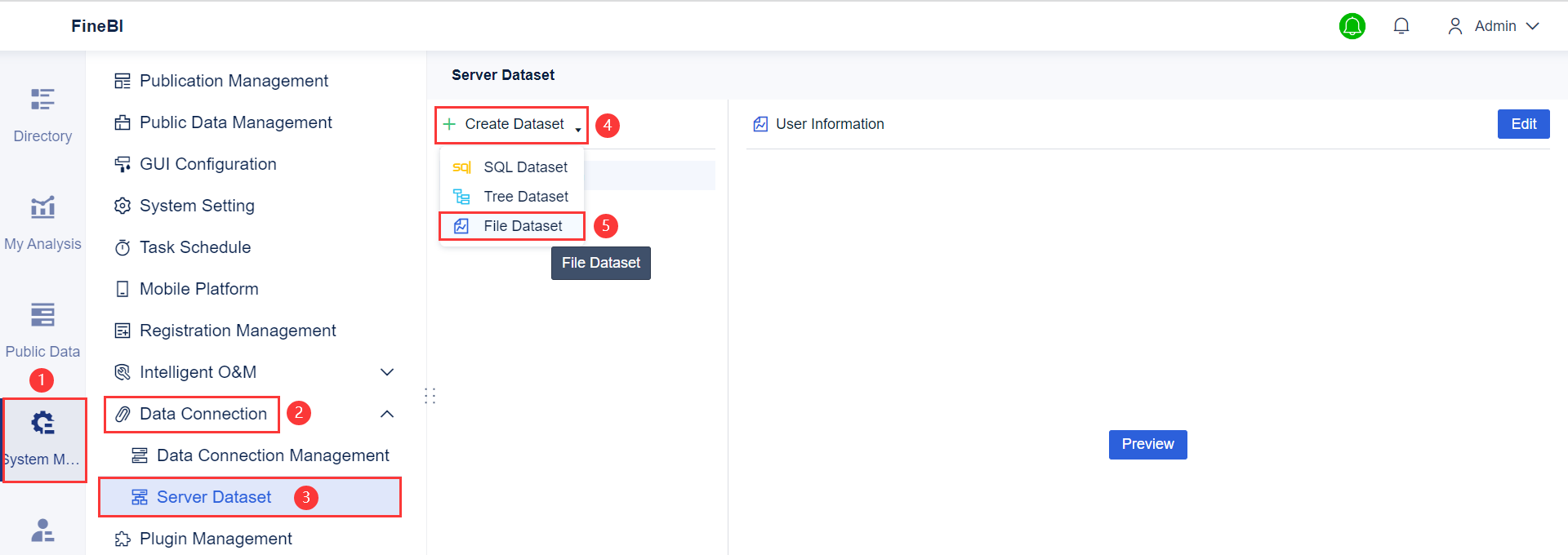 XML File Dataset- FineBI Help Document