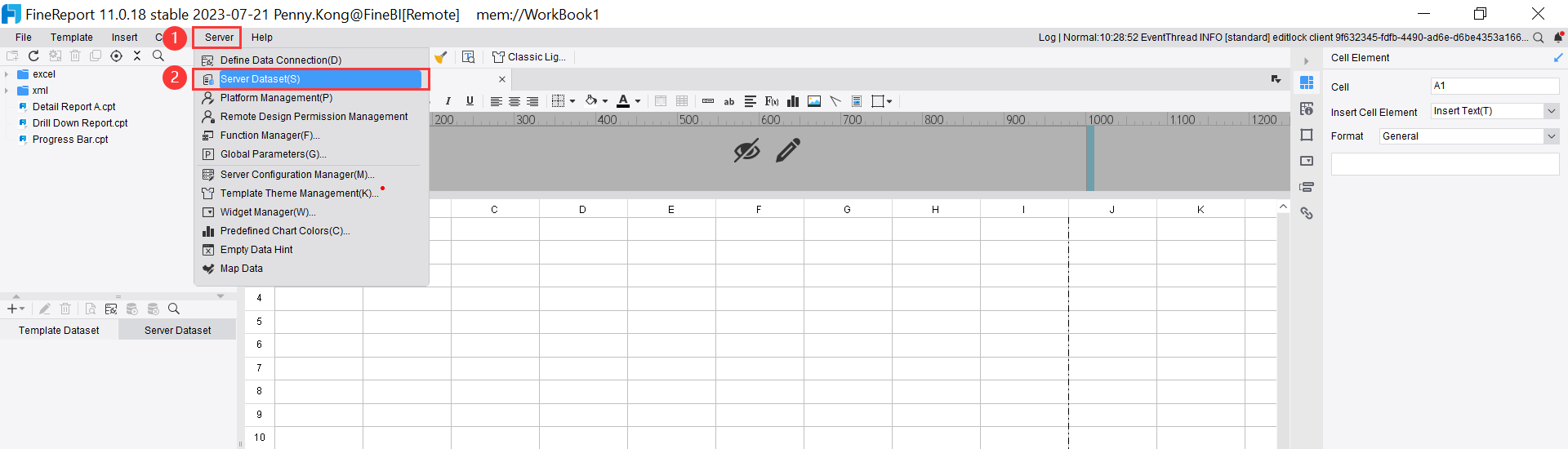 Program Dataset- FineBI Help Document