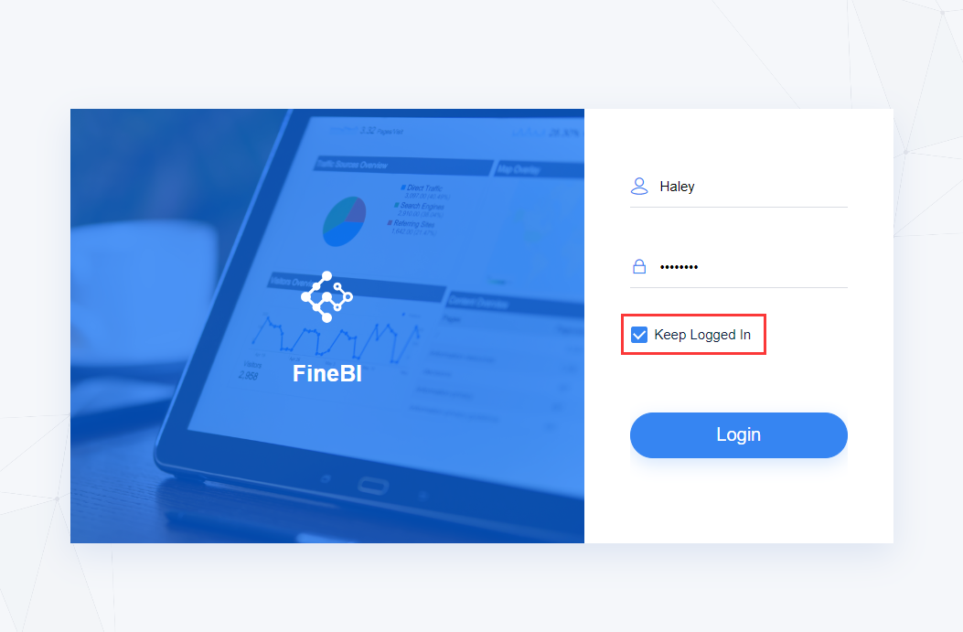 Login Timeout- FineBI Help Document