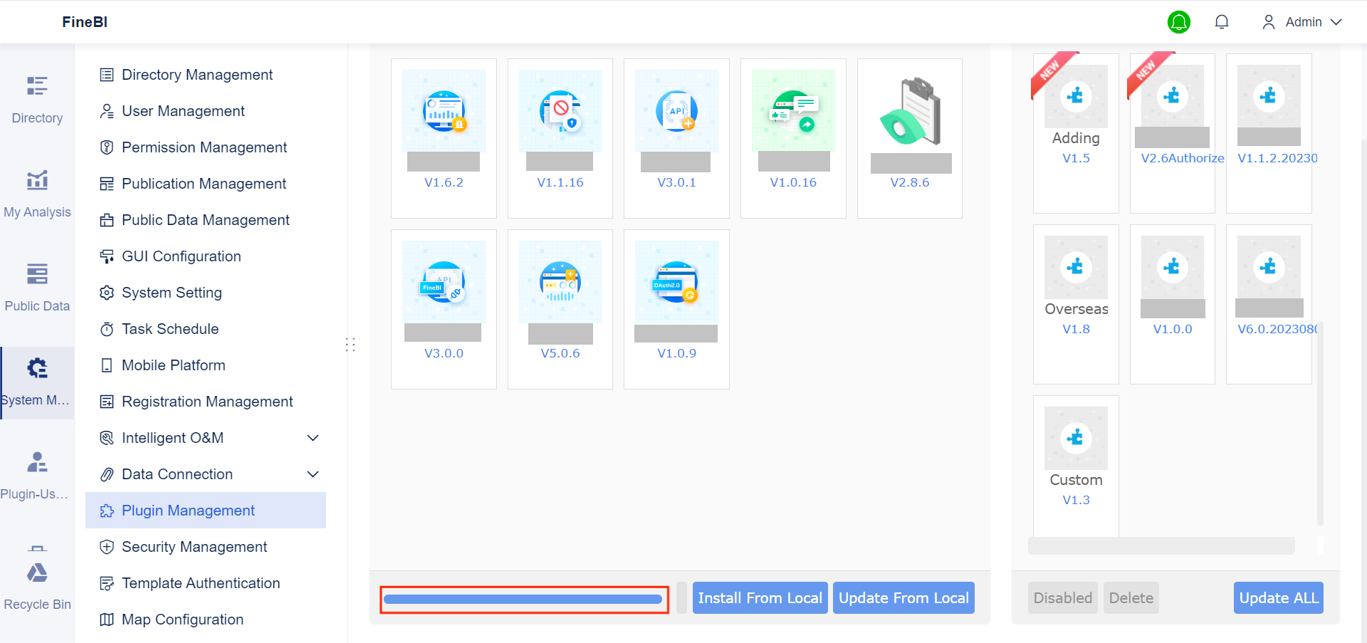 Plugin Management FQA- FineBI Help Document
