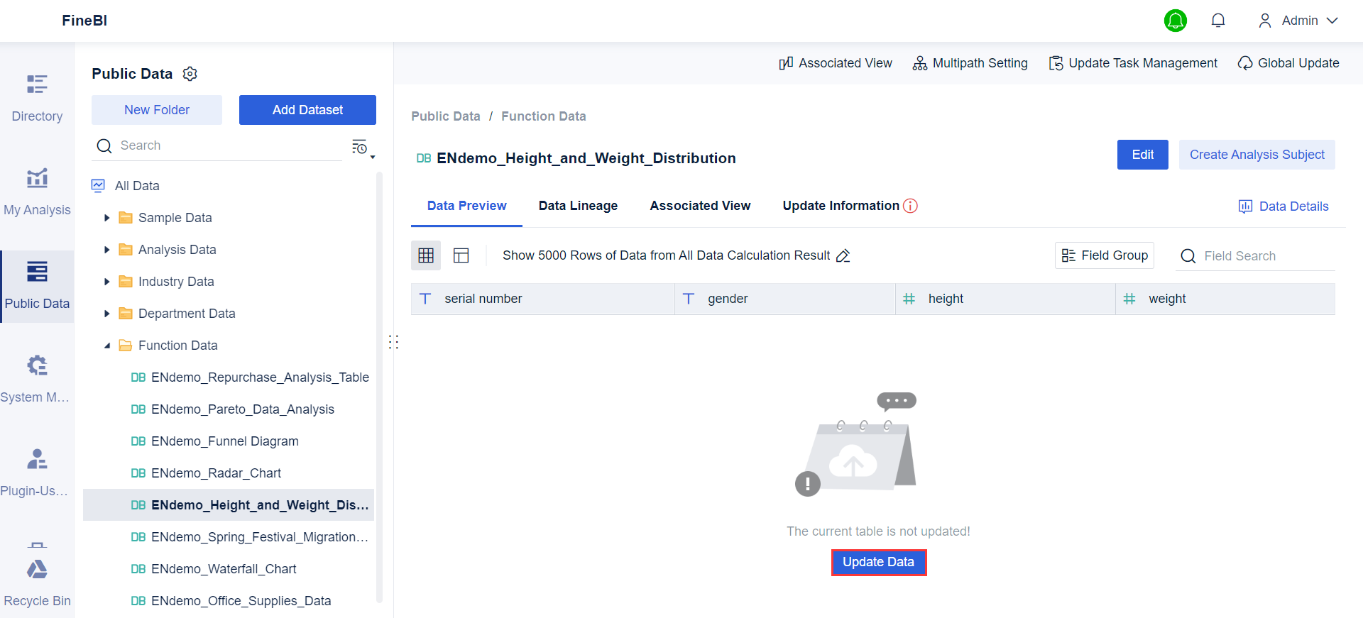 Resource Migration- FineBI Help Document