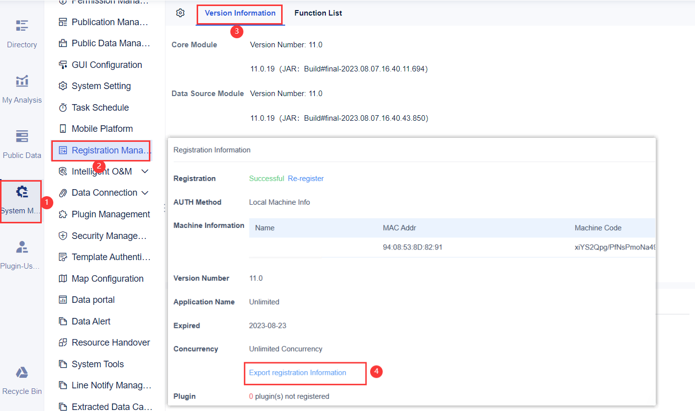 Authorization Migration Plugin- FineBI Help Document
