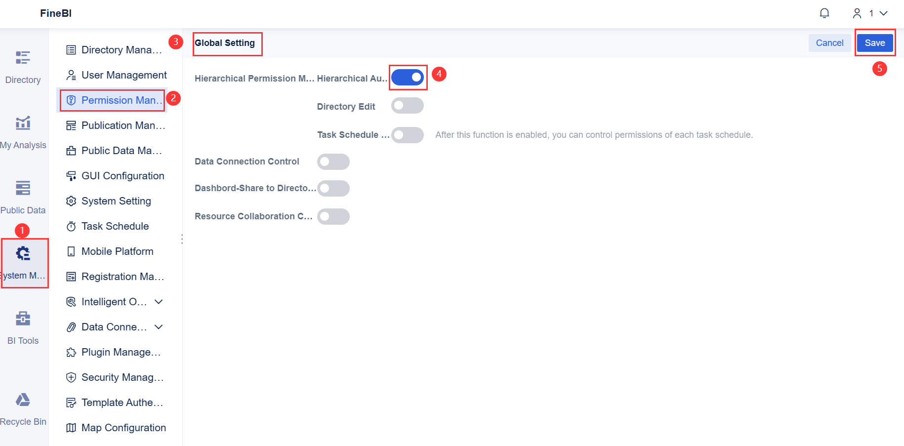 Managing a Data Portal- FineBI Help Document