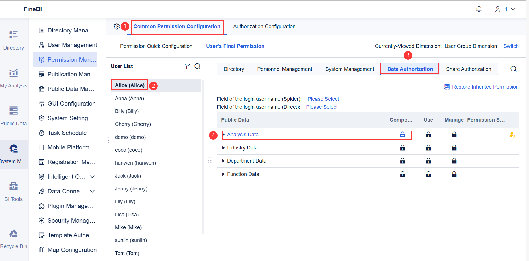 Managing a Data Portal- FineBI Help Document