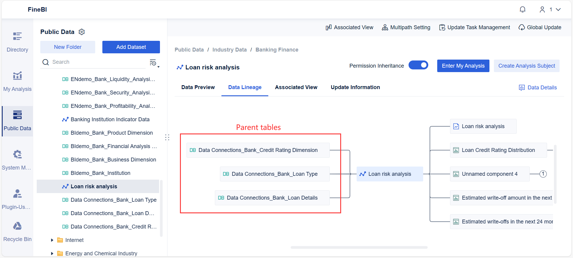 Single Table Update of Self-Service Datasets- FineBI Help Document