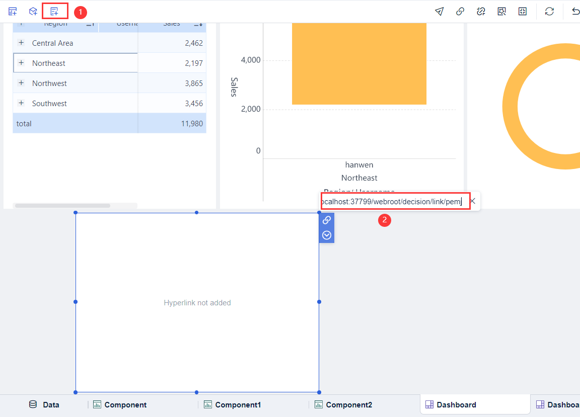 Web Component- FineBI Help Document