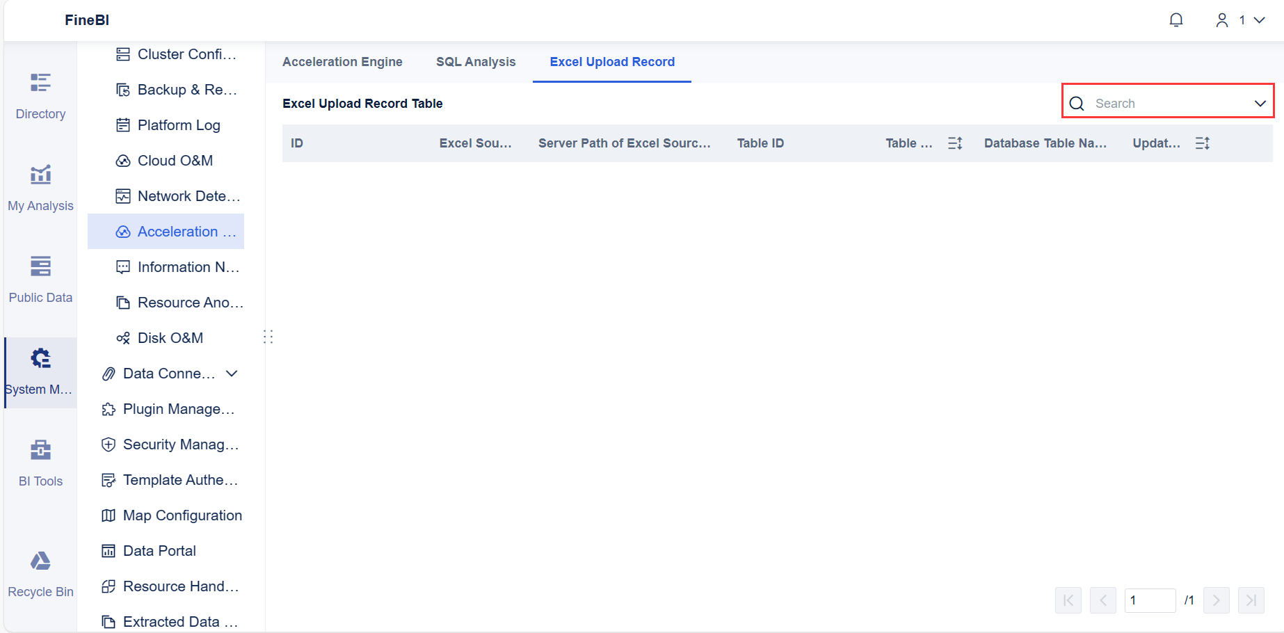 Acceleration Engine- FineBI Help Document