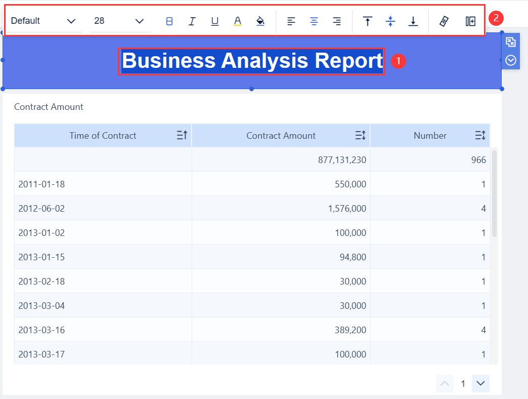 Text Component Overview- FineBI Help Document
