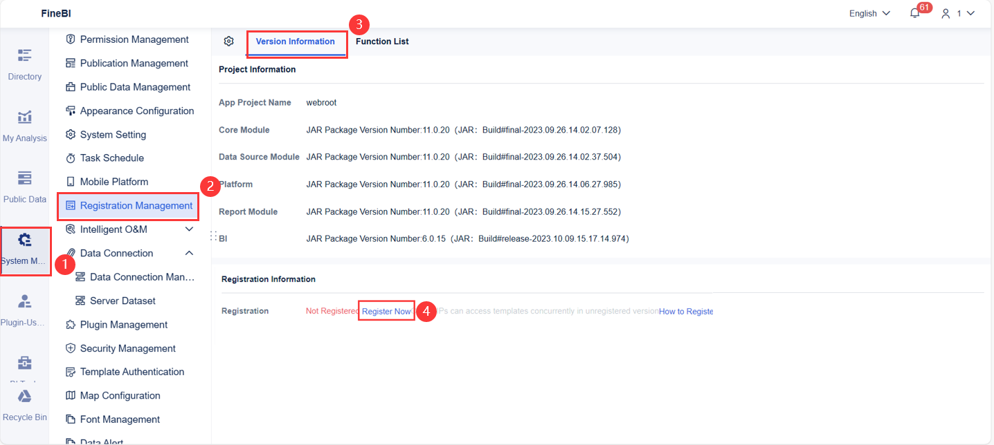 Local Container Authentication- FineBI Help Document