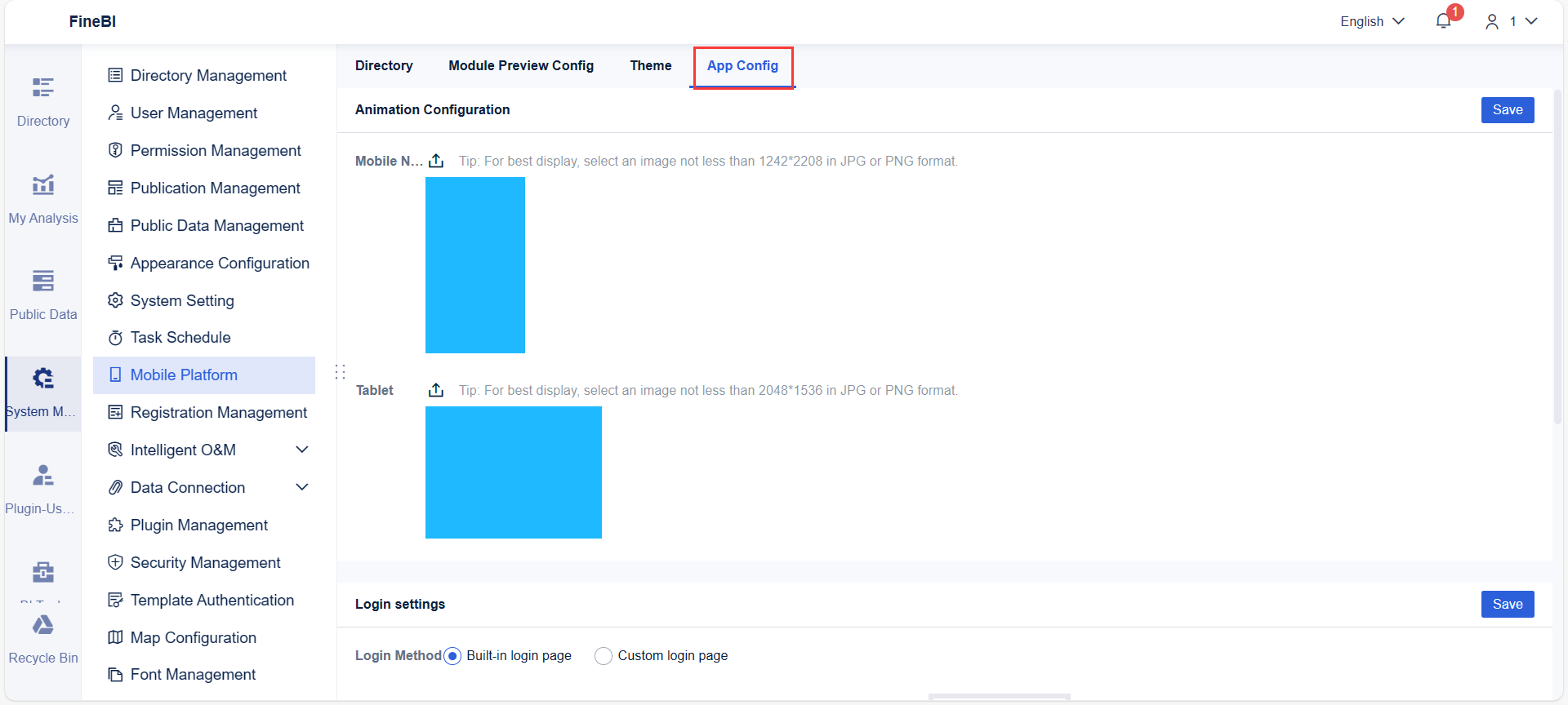 Mobile Platform- FineBI Help Document