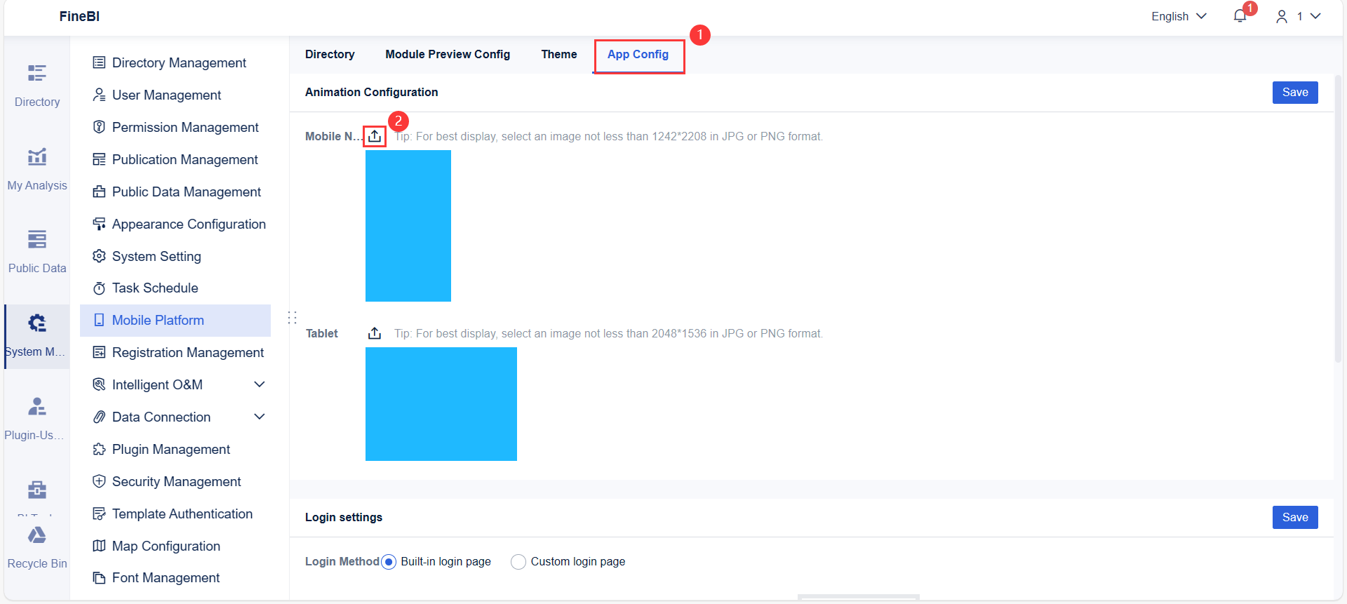 Mobile Platform- FineBI Help Document