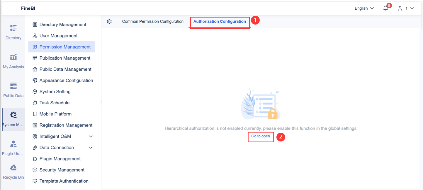 Permission- FineBI Document