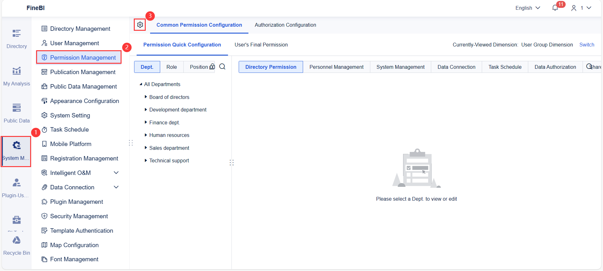 Authorizing Roles in Batch Plugin- FineBI Help Document