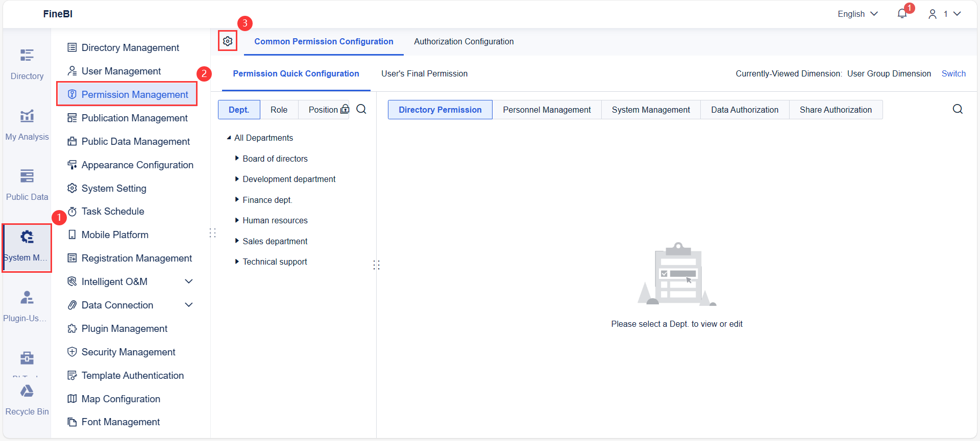 Using Permission for Publication Management- FineBI Help Document
