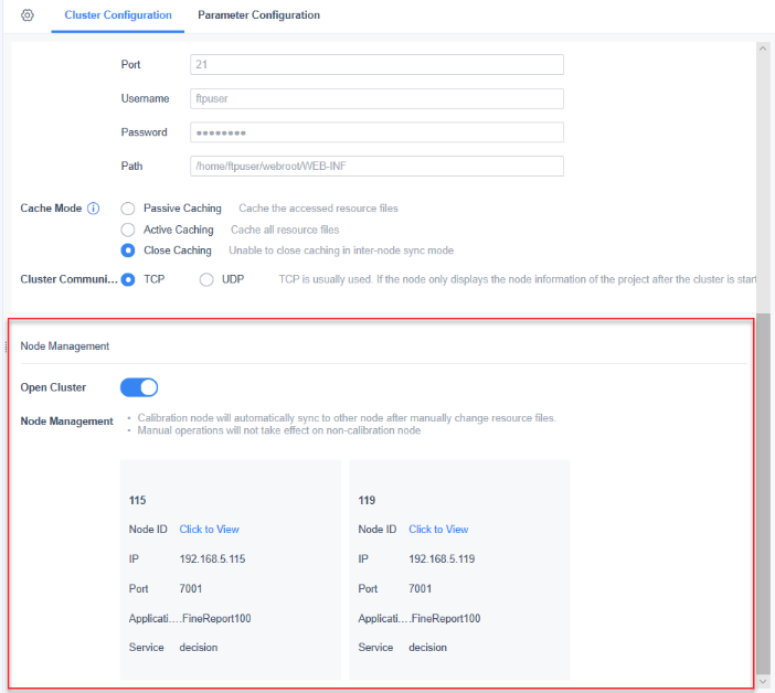 Configuring a Standard Extraction Cluster on Linux Manually- FineBI Help Document