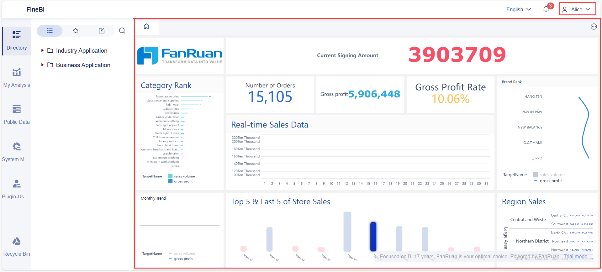 Homepage Management- FineBI Help Document