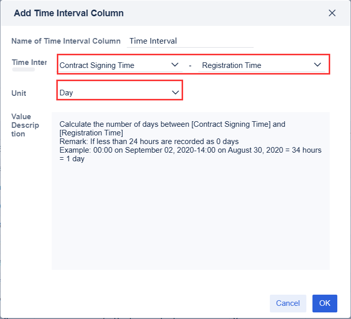 Time Interval- FineBI Help Document