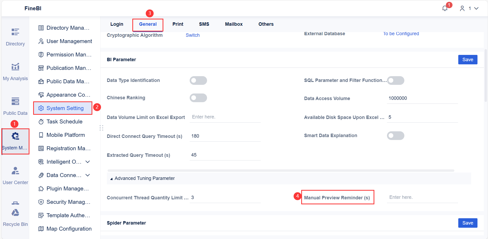 Manual Component Preview- FineBI Help Document