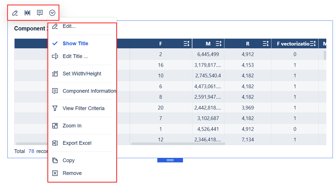 Adding A Component To An Analysis Document Finebi Help Document