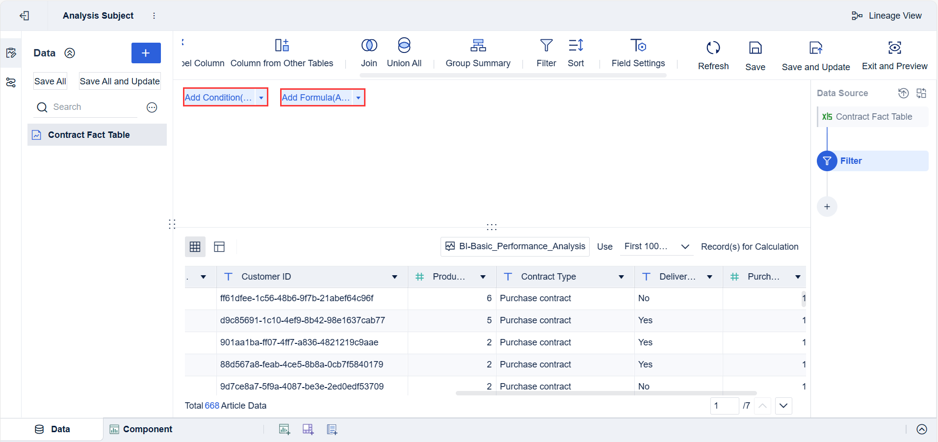 Filter- FineBI Document