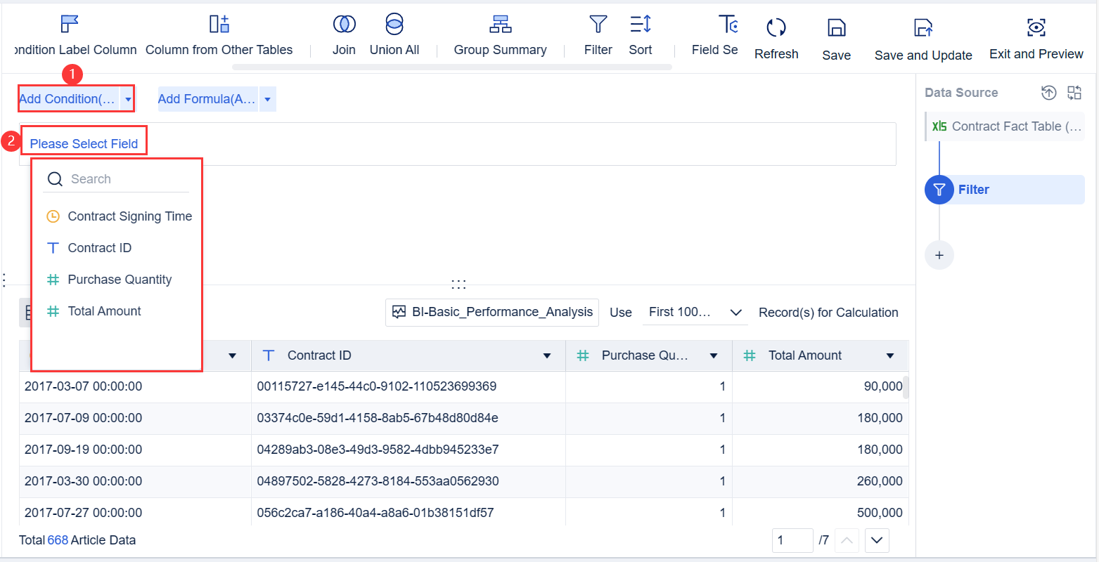 Filter- FineBI Document