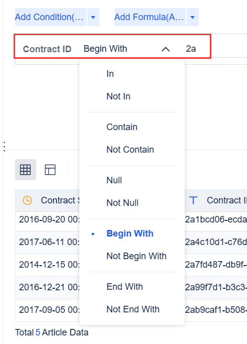 Filter- FineBI Document