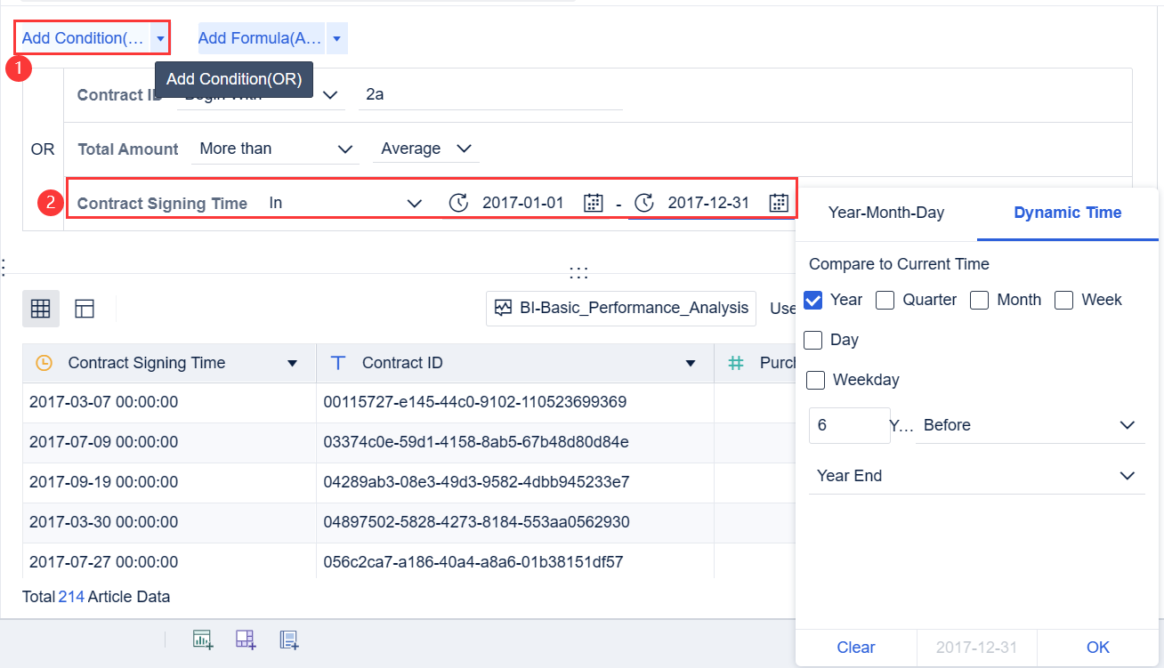 Filter- FineBI Document
