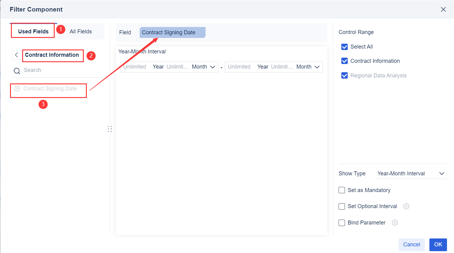 Filter Components Controlling Multiple Components- FineBI Help Document