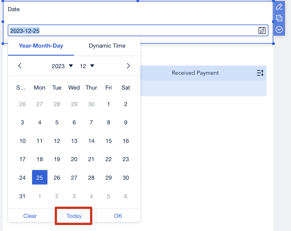 Time Filter Component- FineBI Document