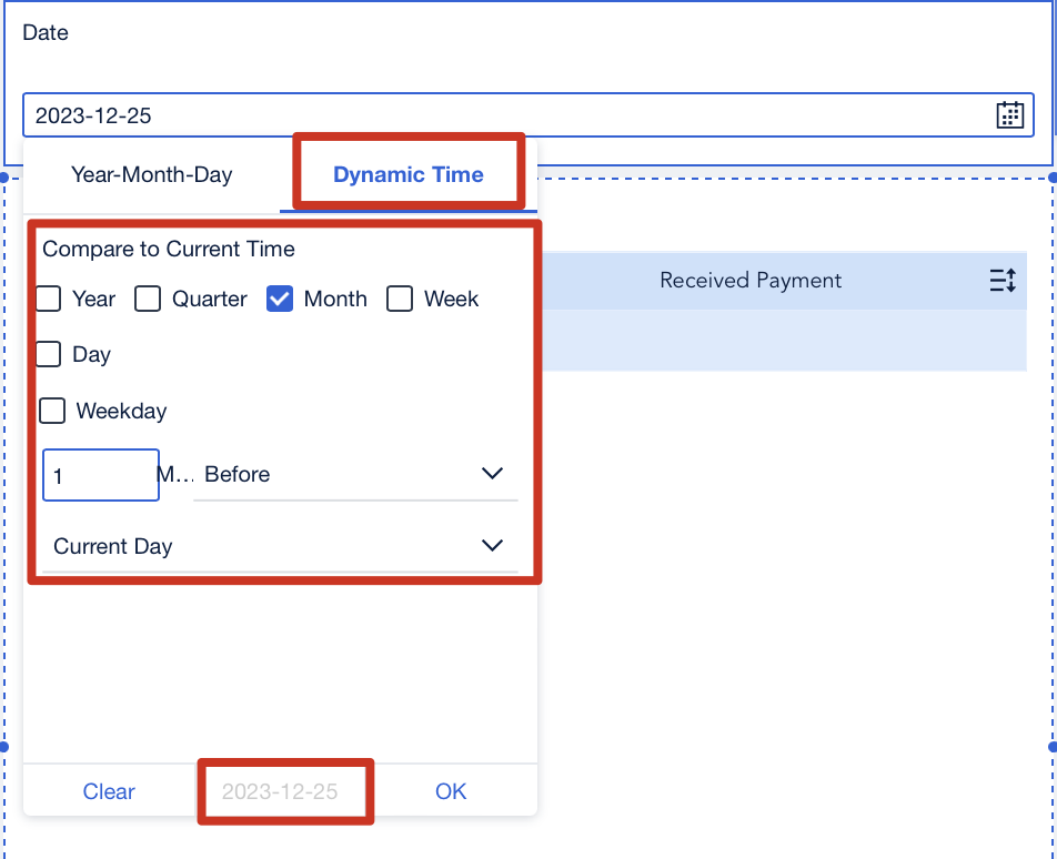 Time Filter Component- FineBI Help Document