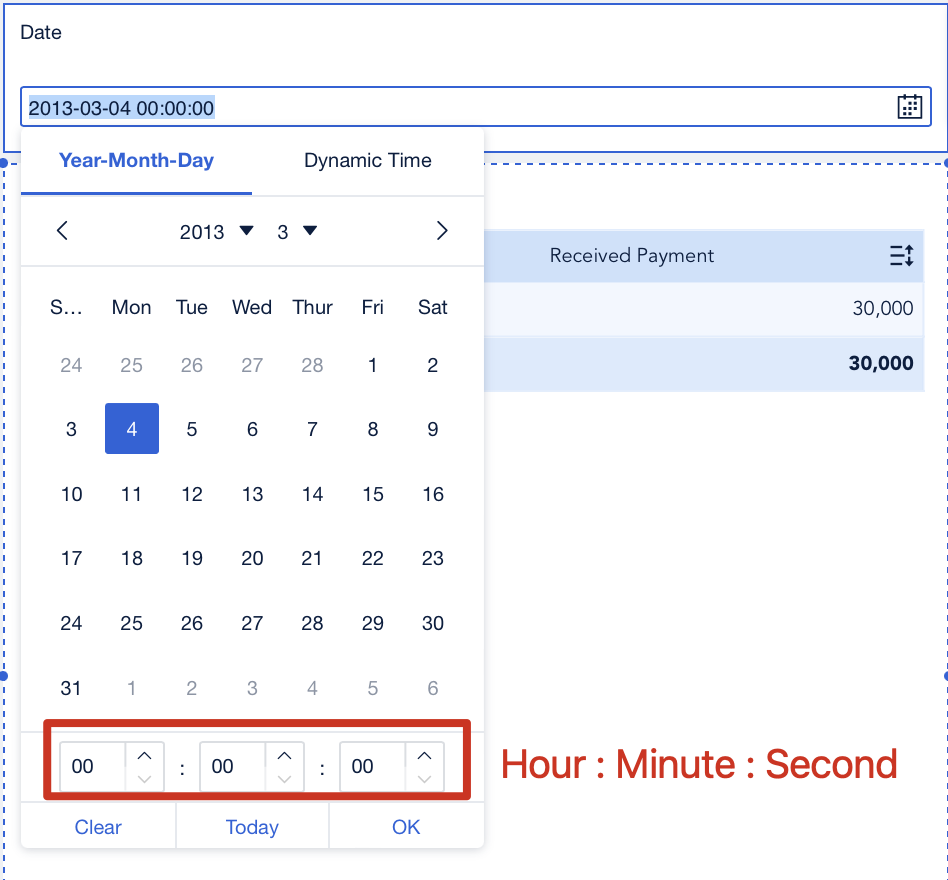 Time Filter Component- FineBI Help Document