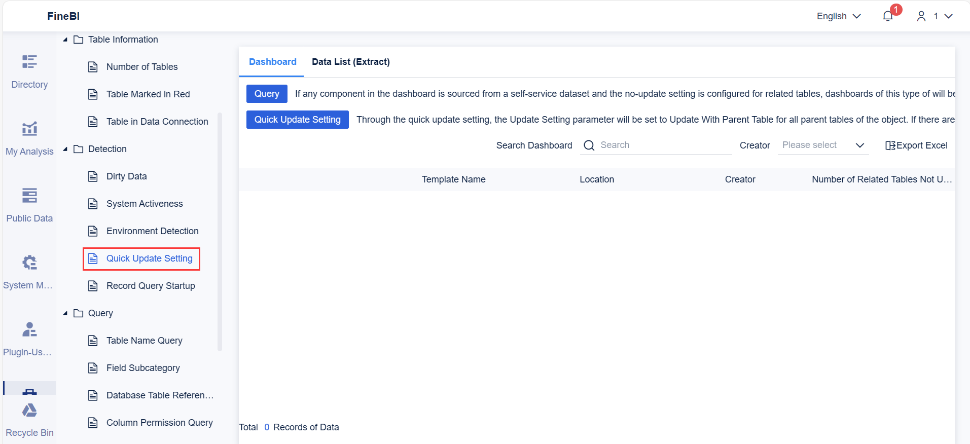 BI Tool- FineBI Document