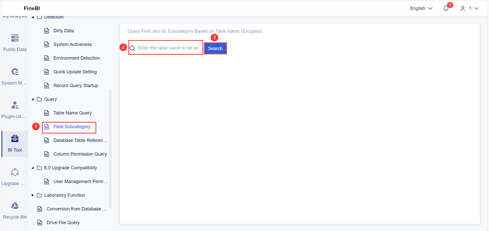 BI Tool- FineBI Document