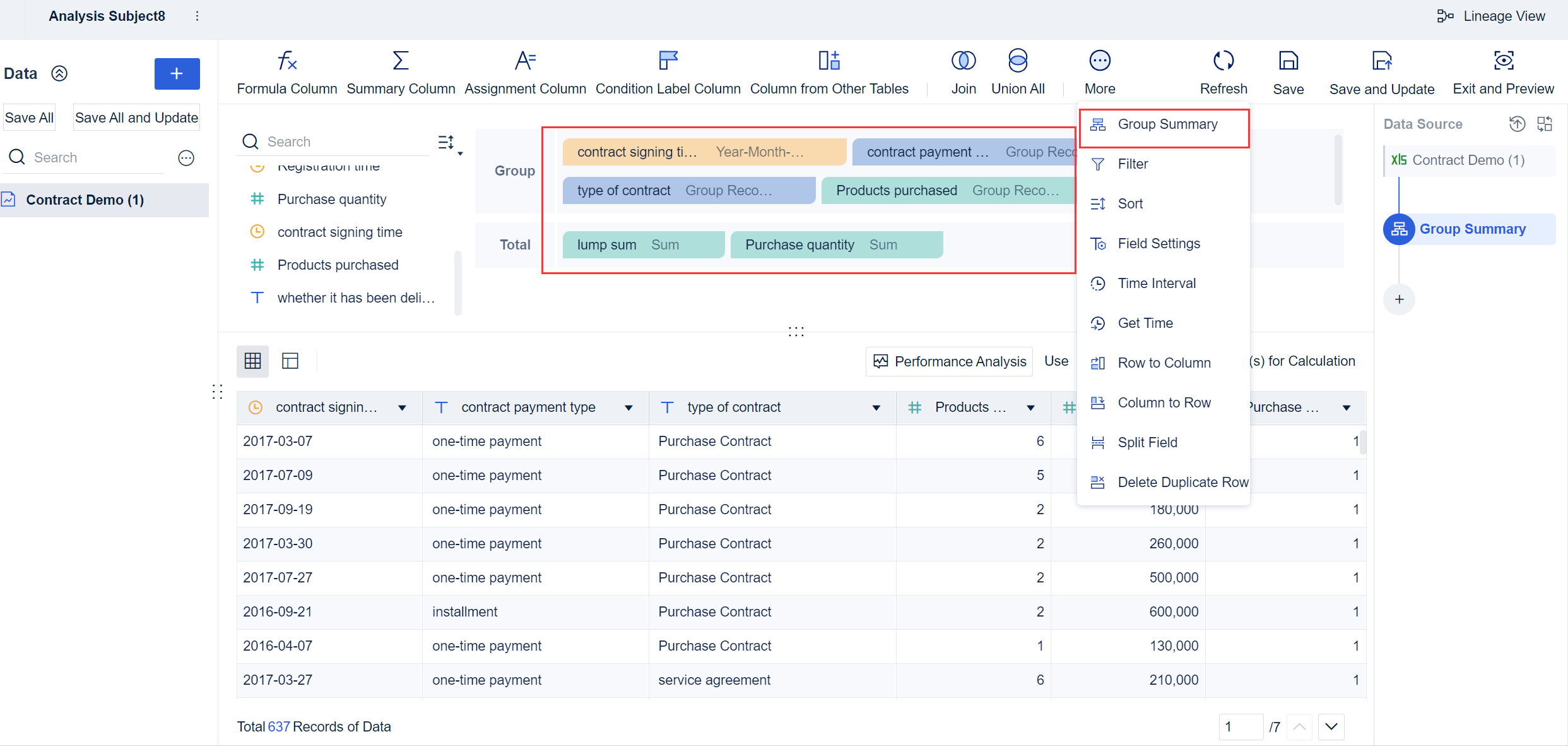 Data Editing Use Guide- FineBI Help Document