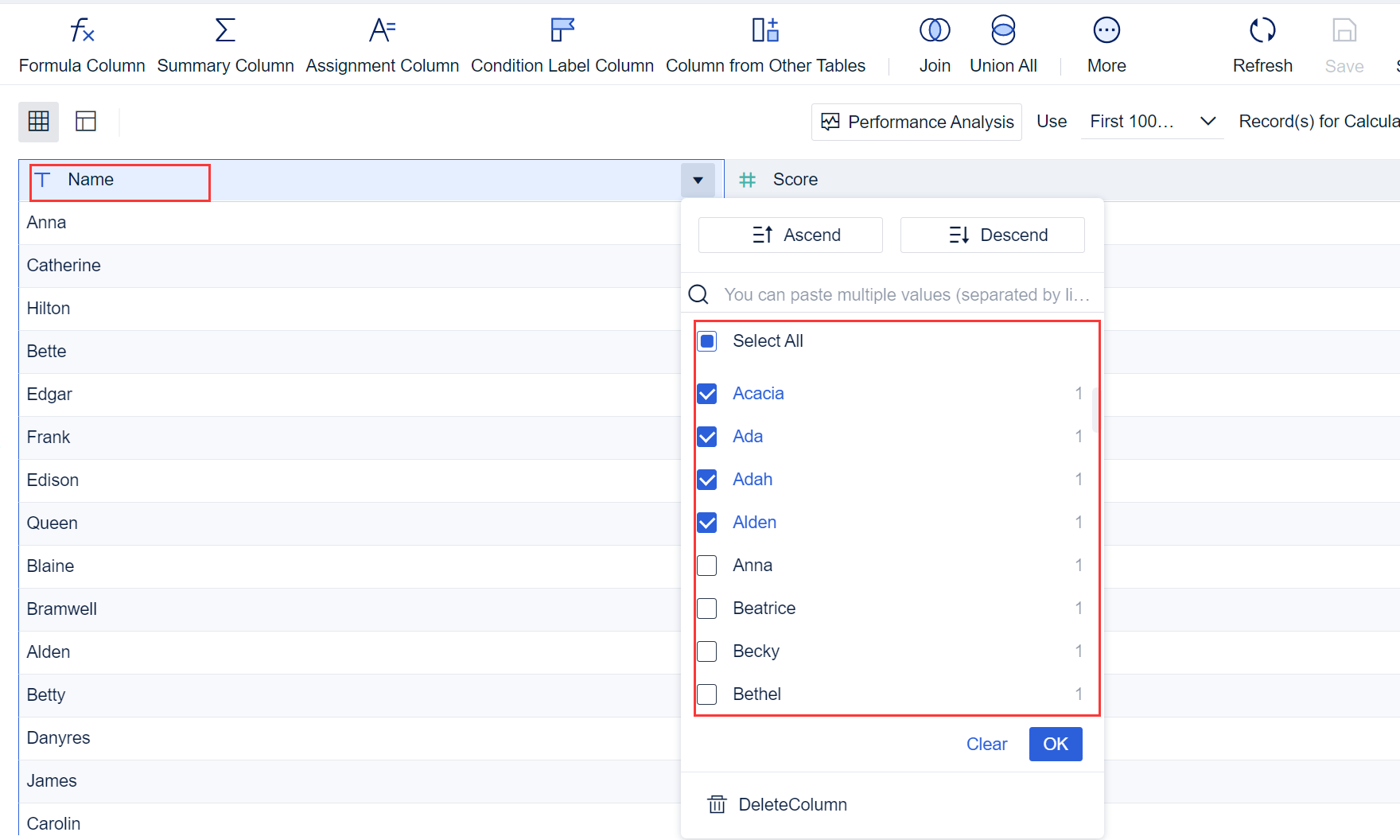Data Editing Use Guide- FineBI Help Document