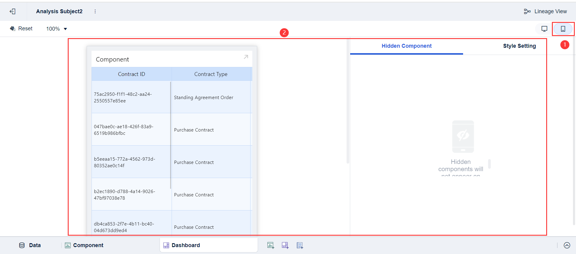 Mobile Layout- FineBI Help Document