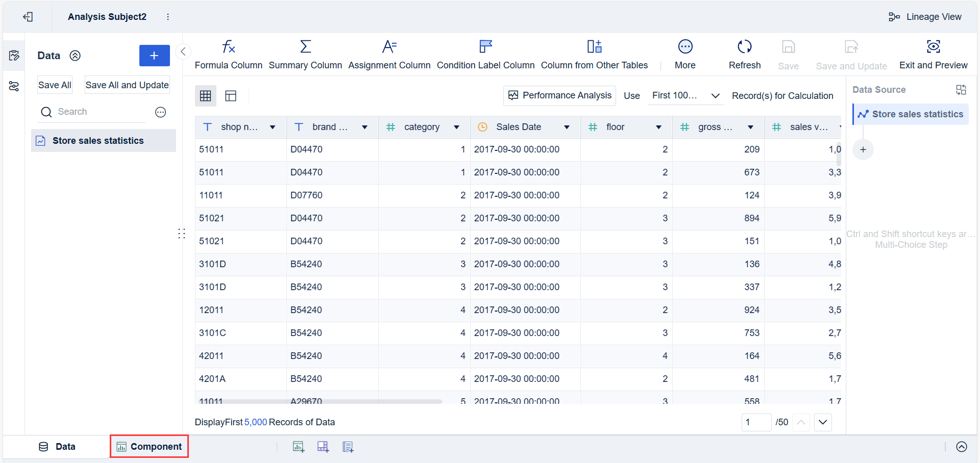 Aggregate Bubble Chart- FineBI Document
