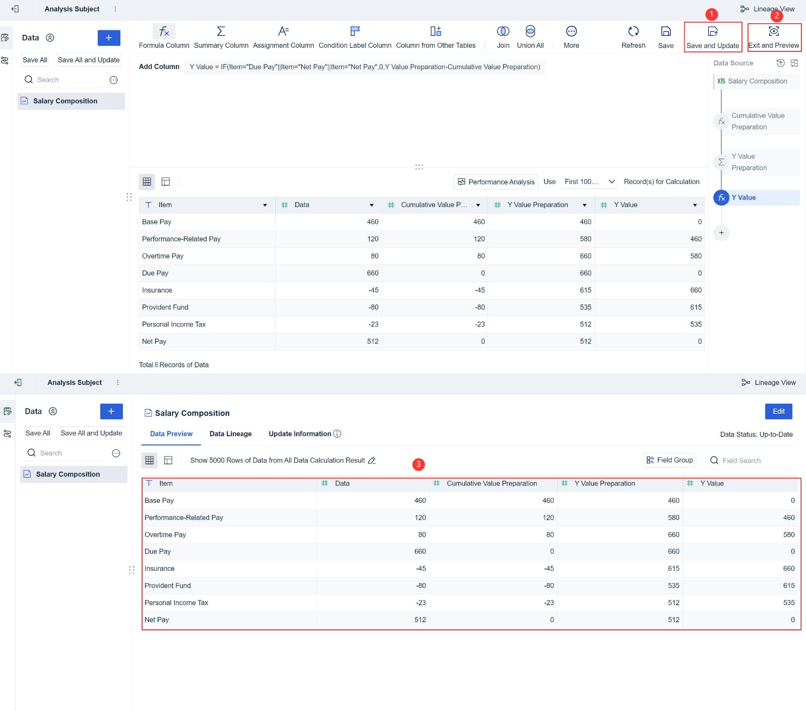 Waterfall Chart- FineBI Help Document