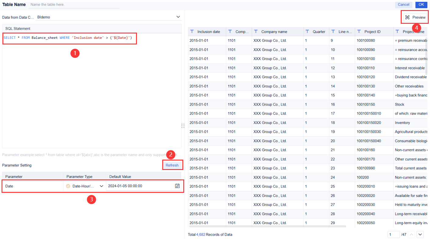 Adding SQL Datasets- FineBI Help Document
