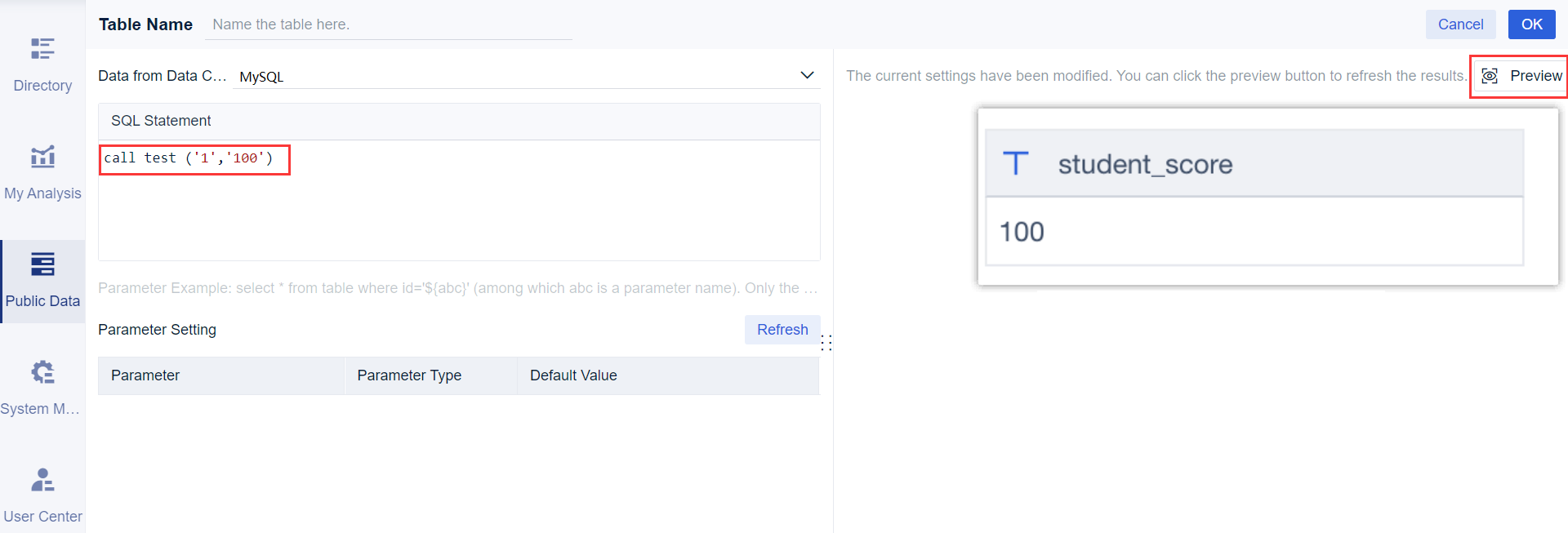 Adding SQL Datasets- FineBI Help Document