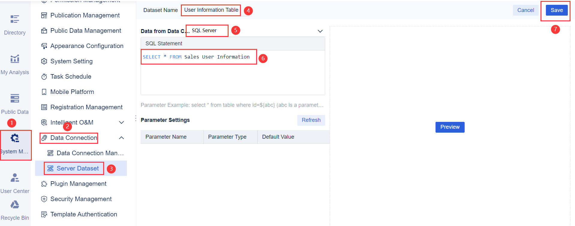 Transferring the Default Value Corresponding to the Login Name by the Filter Com- FineBI Help ...