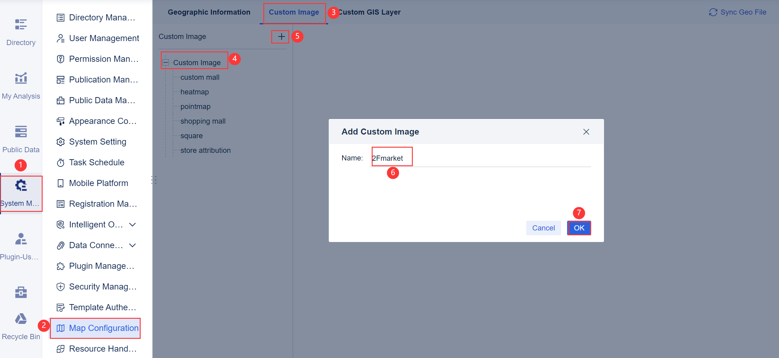 Custom Image Map- FineBI Help Document