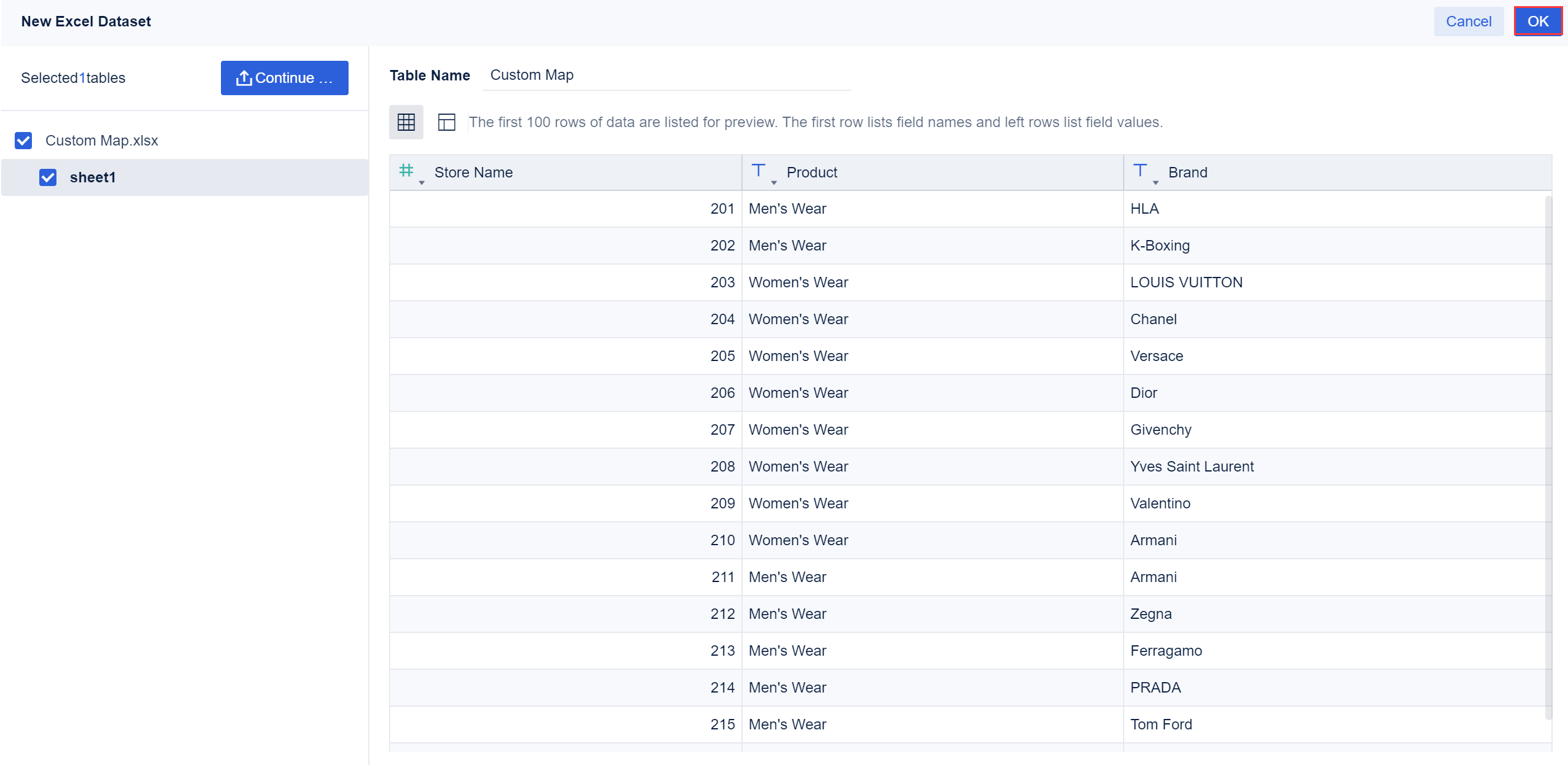 Custom Image Map- FineBI Help Document