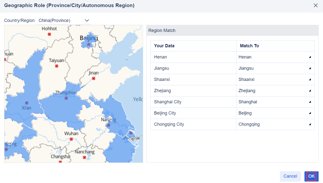 Rectangular Block Map- FineBI Help Document