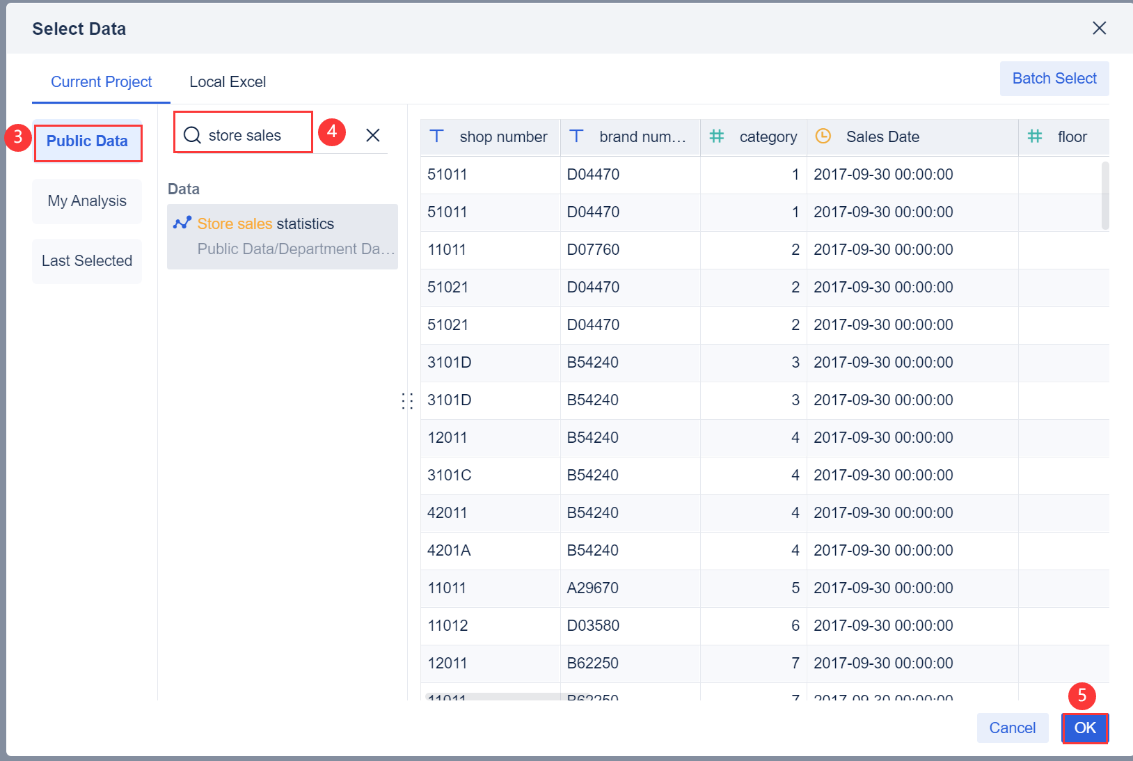 Calculating Horizontal Proportion in Group Tables- FineBI Help Document