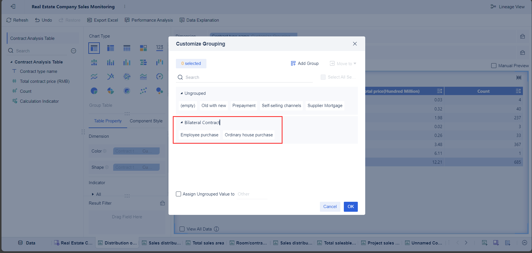 Adding Remarks for Analysis- FineBI Help Document