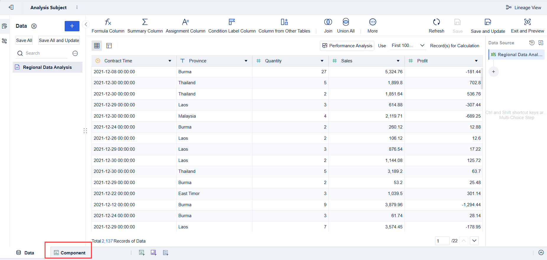 Point Map- FineBI Help Document