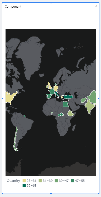 Area Map- FineBI Help Document