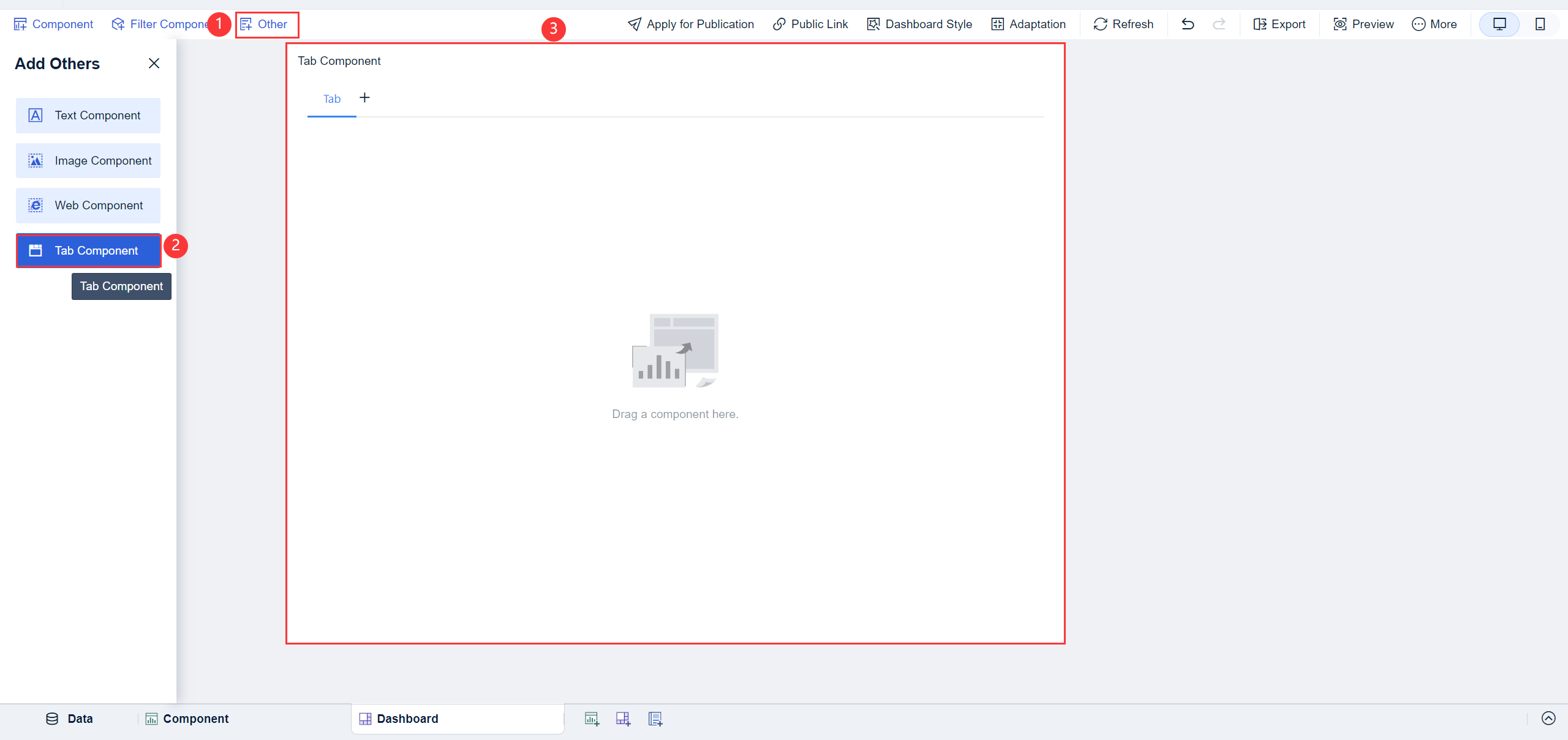 Tab Component- FineBI Help Document