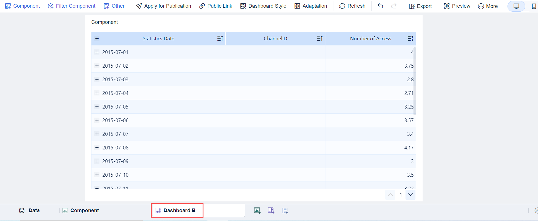 [Direct Connection] Transferring Parameters Through the Jump Function- FineBI Help Document